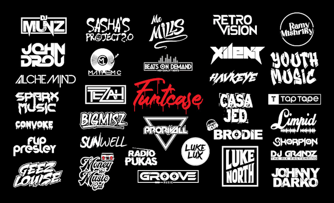 Design music, band, record label, custom, band or dj logo by Alizalogo ...