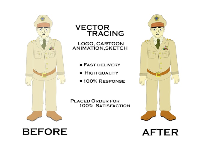 Do a vector tracing and vector transformation by Muneeb_ahmad_ | Fiverr