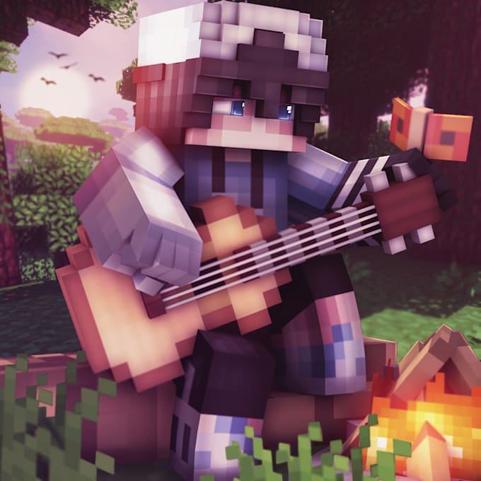 Make minecraft profile picture for youtube by Theloren | Fiverr