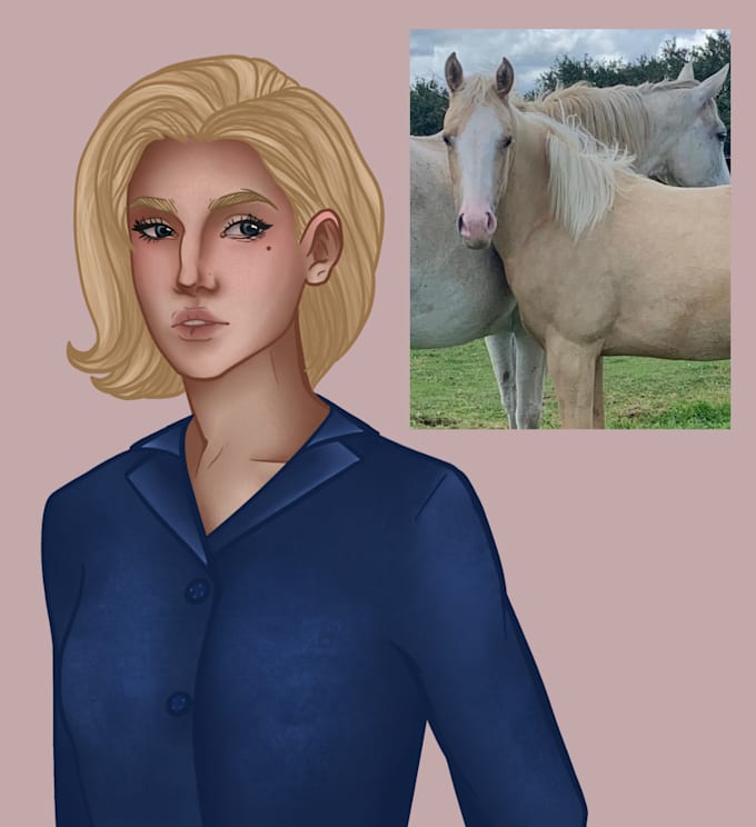 Draw your pets as humans by Graceydarling | Fiverr