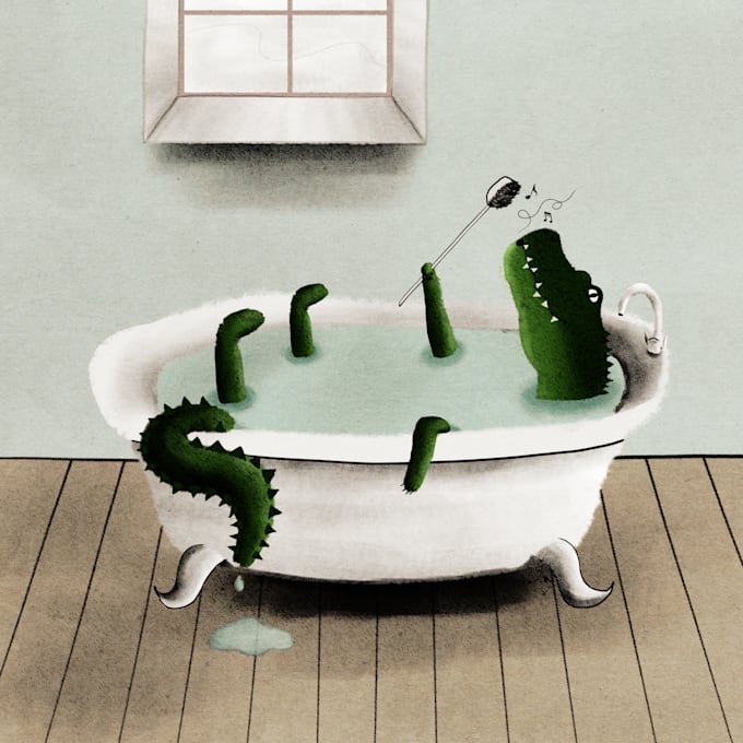 Do some cute gothic children book illustration by Fredyabh | Fiverr