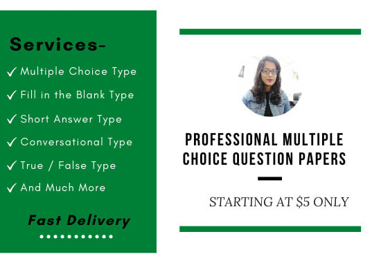 Erstellen sie multiple-choice-fragenbögen für sie