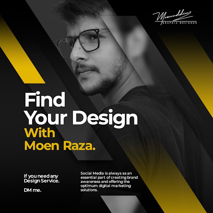 Create custom social media post graphics for any platform by Moenraza ...