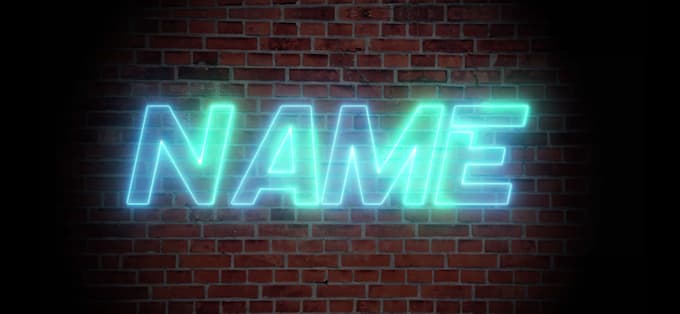 Make neon text effect intro by Niqabkhalid | Fiverr