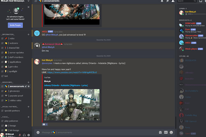 Make you a sick discord server by Marinpasic | Fiverr