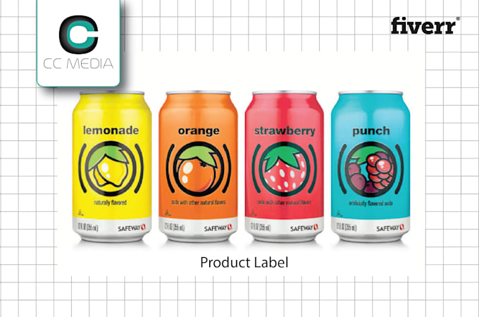 Design professional product label of your product by Creatial9 | Fiverr