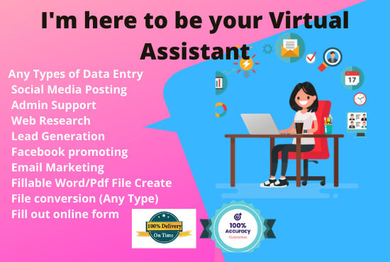 Be your efficient and reliable virtual assistant by Mnejam86 | Fiverr
