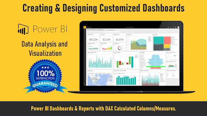 Create professional power bi dashboards by Bilalizhar96 | Fiverr