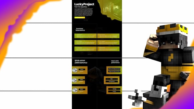 Design a game minecraft poster by Rektstyle | Fiverr