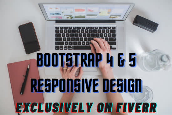 Design responsive website using bootstrap 4 and 5 by Sultanfn | Fiverr
