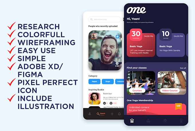 Research and create usable app ui designs for you by Aprilmopstudio ...