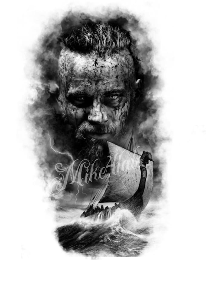 Create a custom digital tattoo design by Mike4tats | Fiverr