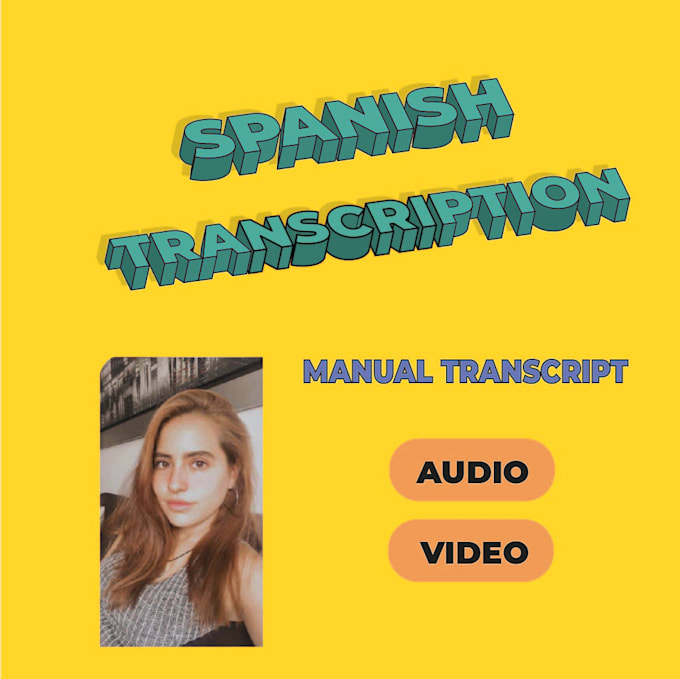 Do a 30 minutes spanish transcription in 24 hours by Valeria_guevara ...