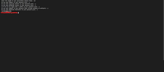Create a random password generator using python 3 by Anonymous_2468 ...