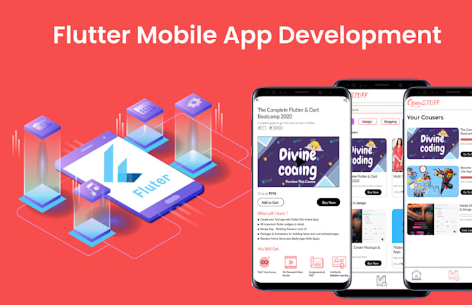 Develop the most attractive android and ios app with flutter by ...