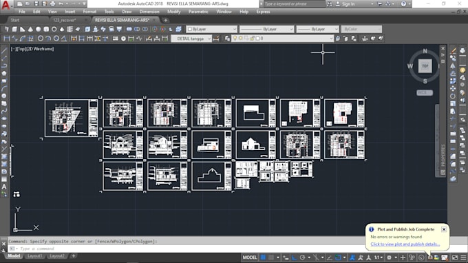 Draw your floor plan, section and elevation in autocad by Romyrenaldi ...