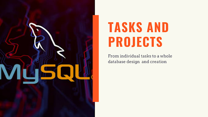 Do tasks and projects of mysql database, sql query by Julinconor | Fiverr