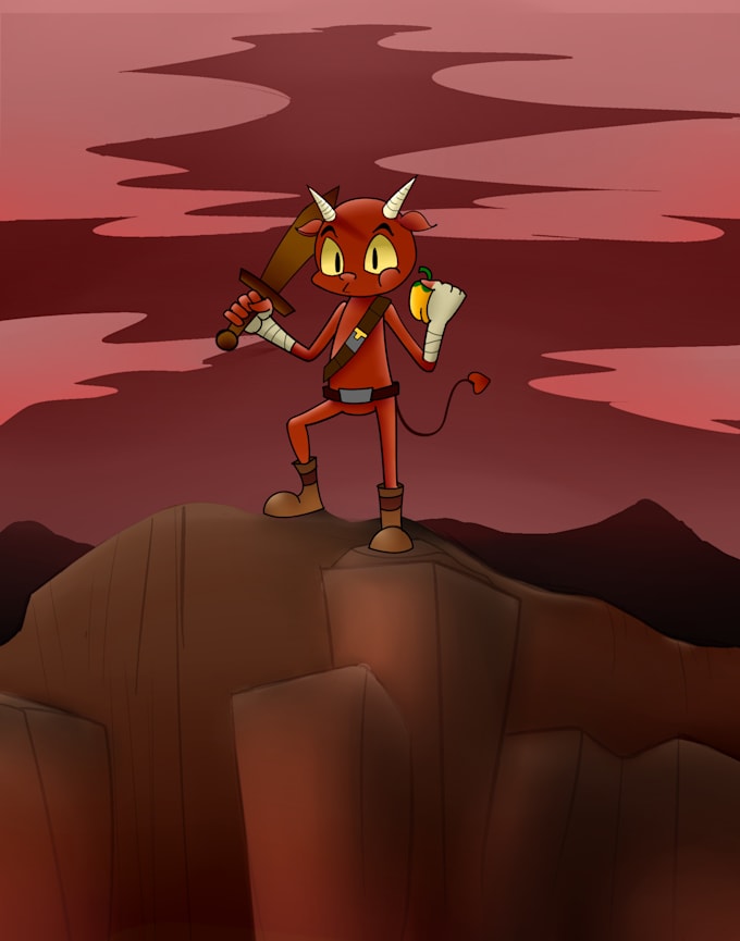 Draw you an amazing full body cartoon illustration by Glitchsanart | Fiverr