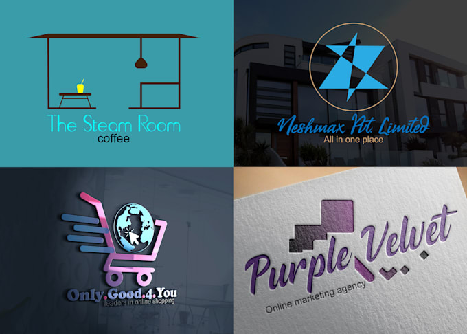 Unique modern minimalist business logo design by Charithgraphics | Fiverr