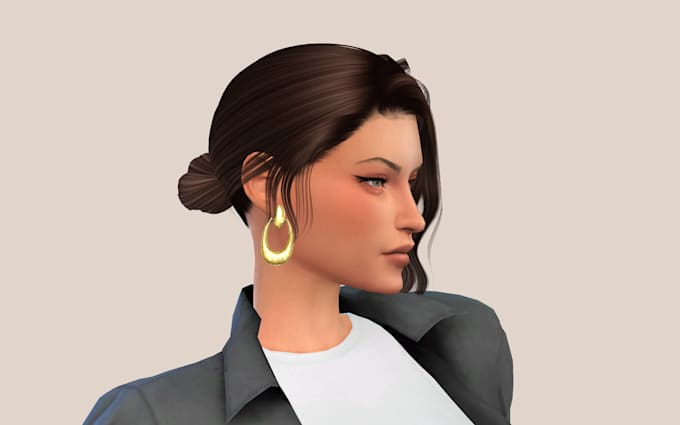 Create a realistic sim for you in the sims 4 by Itstessa | Fiverr