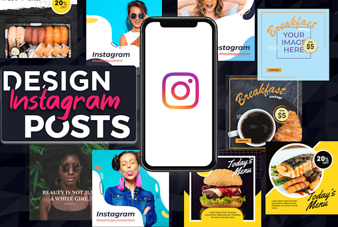 Design a stylish instagram post for you by Alihasanjutt | Fiverr
