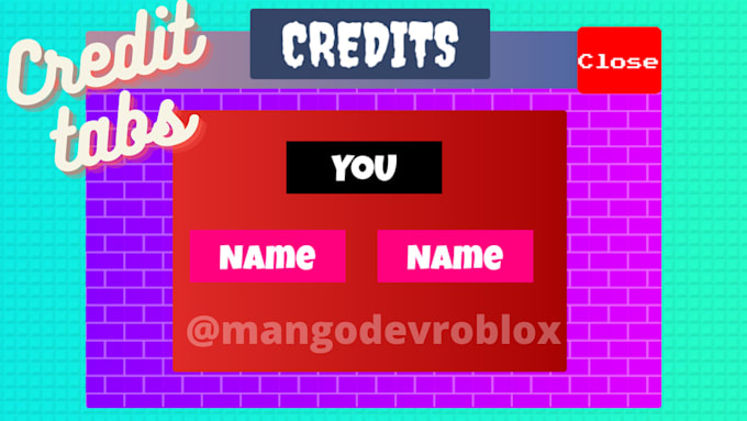 Make a professional roblox ui design new to fiverr by Mangodevroblox ...