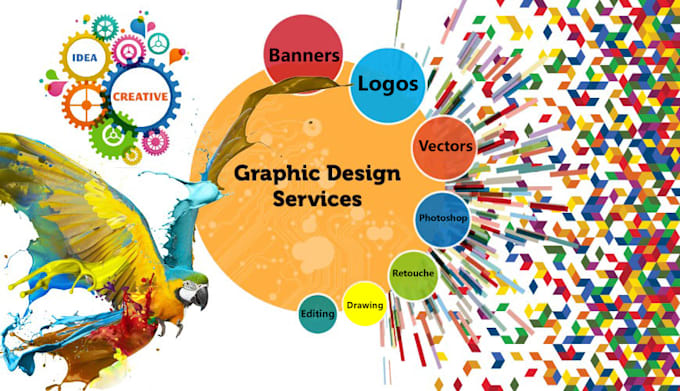 Anything graphic design related, photoshop images, redesign vector artwork