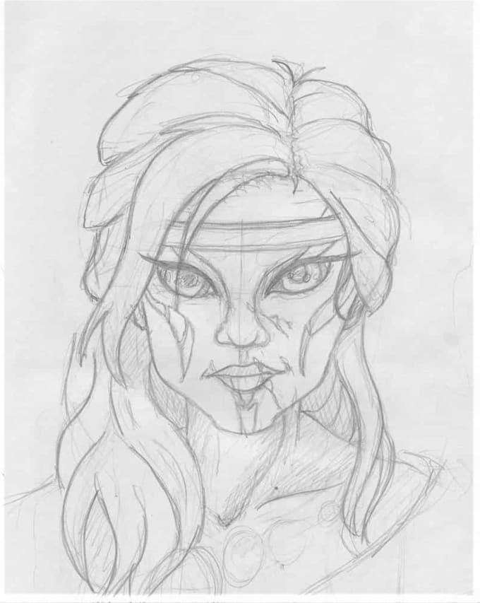 Digitally draw a portrait of your character for you by Tamasyn | Fiverr