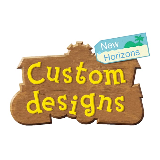 Create a customised animal crossing sign by Delfya | Fiverr