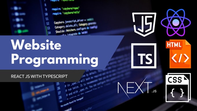 Develop responsive web apps using react js and typescript by ...