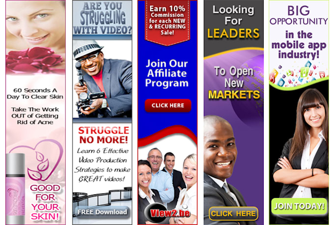 Design a standard professional web banner ad by Socialdezines | Fiverr