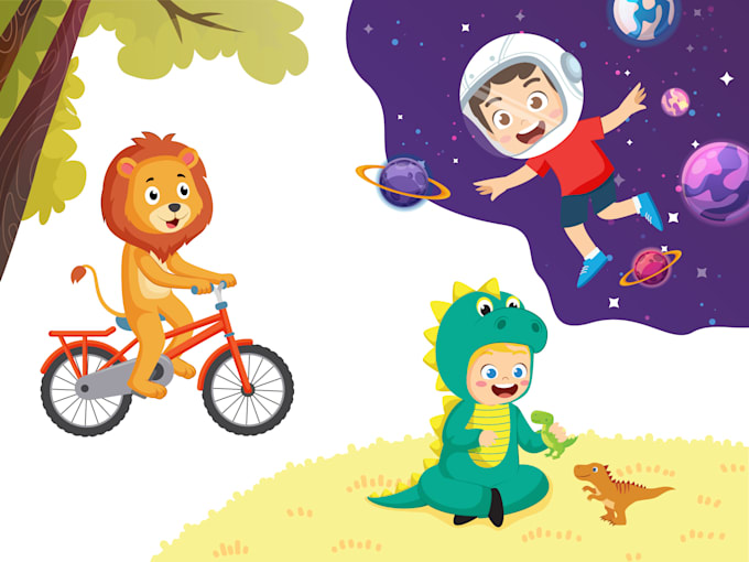 Draw eye catchy custom cartoon and mascot characters by Mali_abed | Fiverr