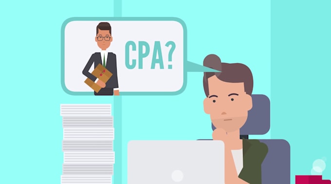 Accounting, bookkeeping, taxes 2d animation explainer video by ...