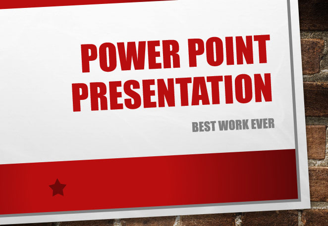 Provide superlative design of power point presentation by Engrali5443 ...