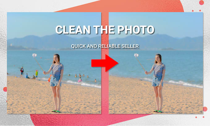 Erase objects, remove people from photo by Cojest | Fiverr