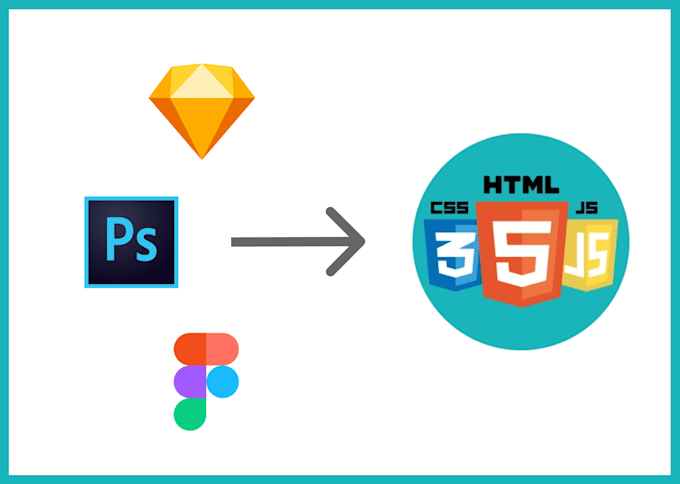 Convert your website design to html css and javascript by Park_lee | Fiverr