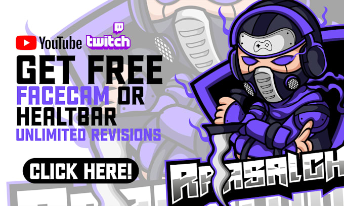 Design anime character logo mascot for twitch, youtube by Relife ...