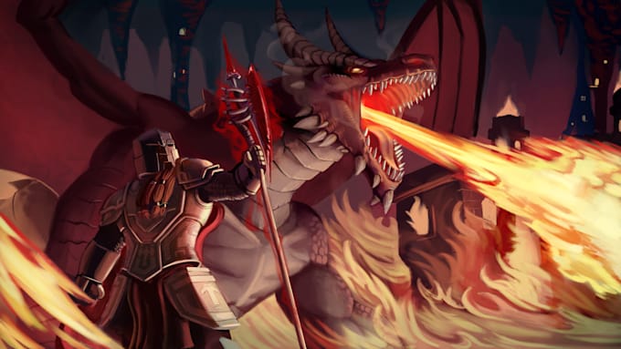 Paint a impressive character illustration by Atondesign | Fiverr