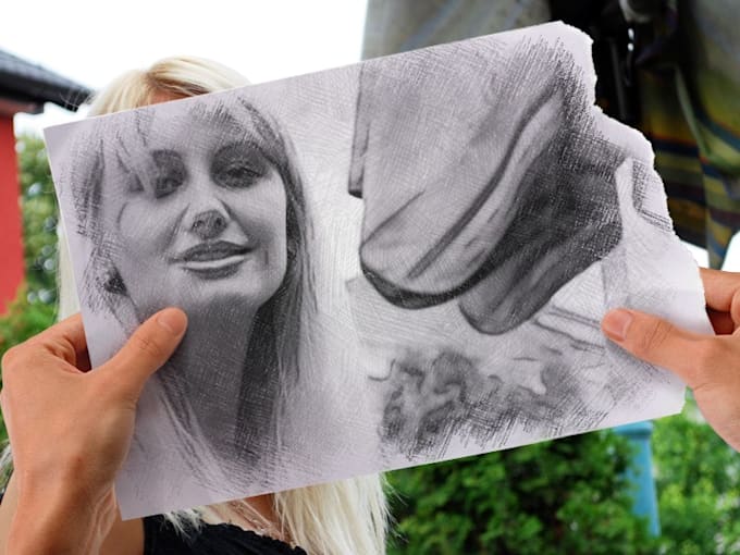 Make 2 of your photos look like real life sketches by Graphicsdesignz ...