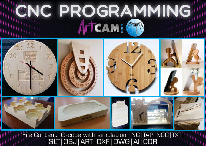 Cnc Programming With Artcam Tools For 3 Axis By Vinuhasangi Fiverr