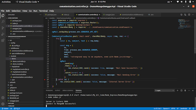 Develop rest api using node js by Samiulislam643 | Fiverr