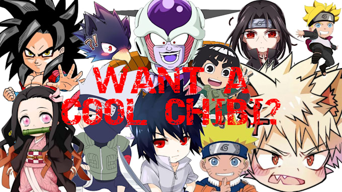 Make a cool chibi art for your shirt or product by Indsend | Fiverr