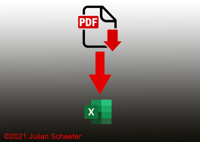 Convert your pdf file into a excel file by Julian_aux | Fiverr