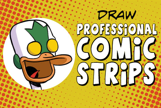 Draw a professional comic strip by Andrewthomasart | Fiverr