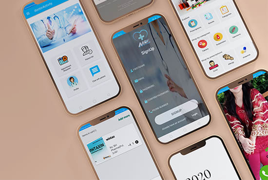 Design custom and eye catching ui ux design by Armeenach | Fiverr