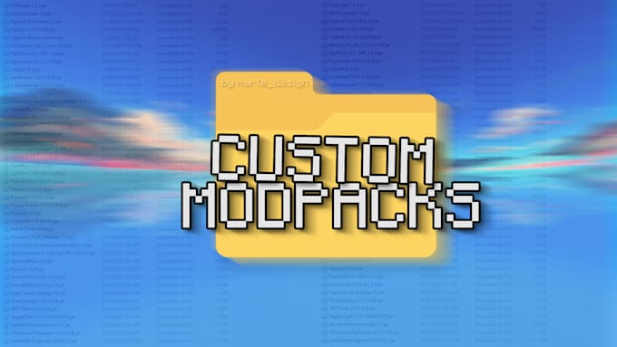 Create a custom minecraft modpack by Marte_design | Fiverr