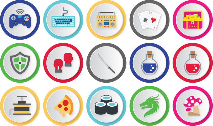 Design vector graphic icons for your mobile app and website by Graphic ...