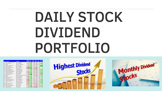 Send you an almost daily dividend stocks investment list by ...