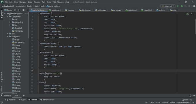 Make you a website on django using html and css by Saugat_rai | Fiverr