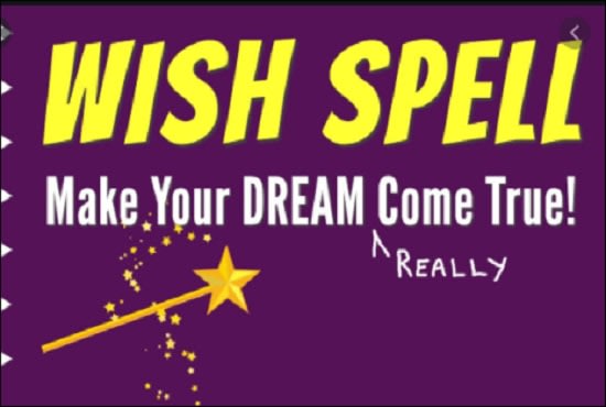 Cast a powerful wishing spell to come true custom by Haniyaspeller | Fiverr